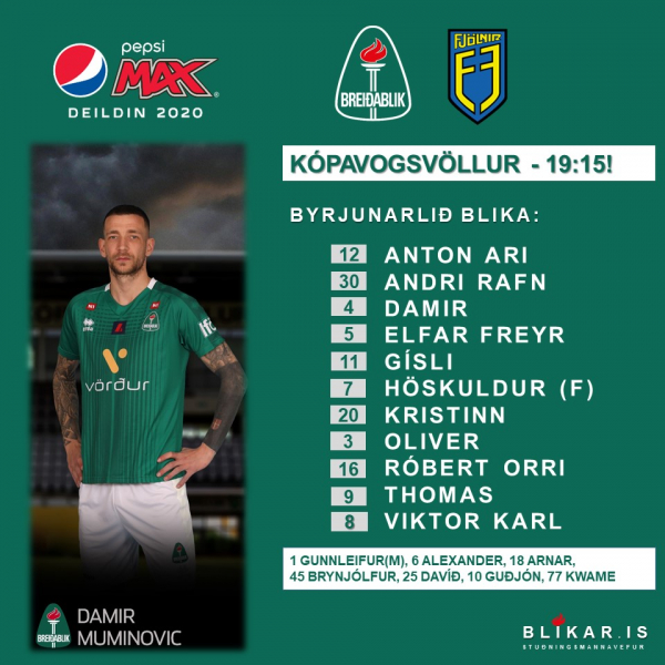 Jón forseti á Kópavogsvelli